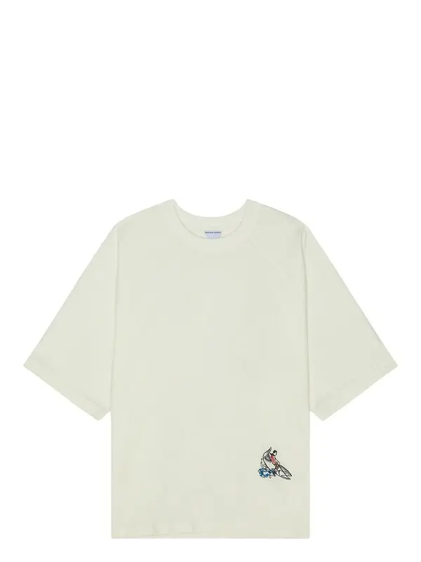 Bottega Veneta T-shirt In White - Chalk