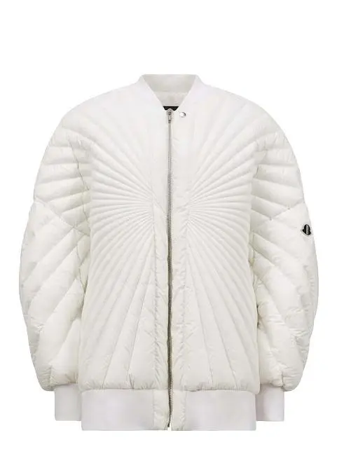 Rick Owens X Moncler Woven Radiance Peter Jacket - Milk