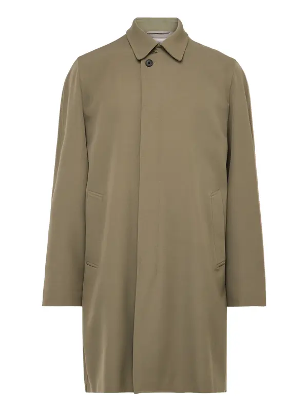 THE ROW Wallace Wool-gabardine Coat - Neutrals