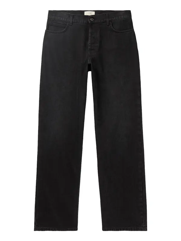 THE ROW Ross Straight-leg Jeans - Black