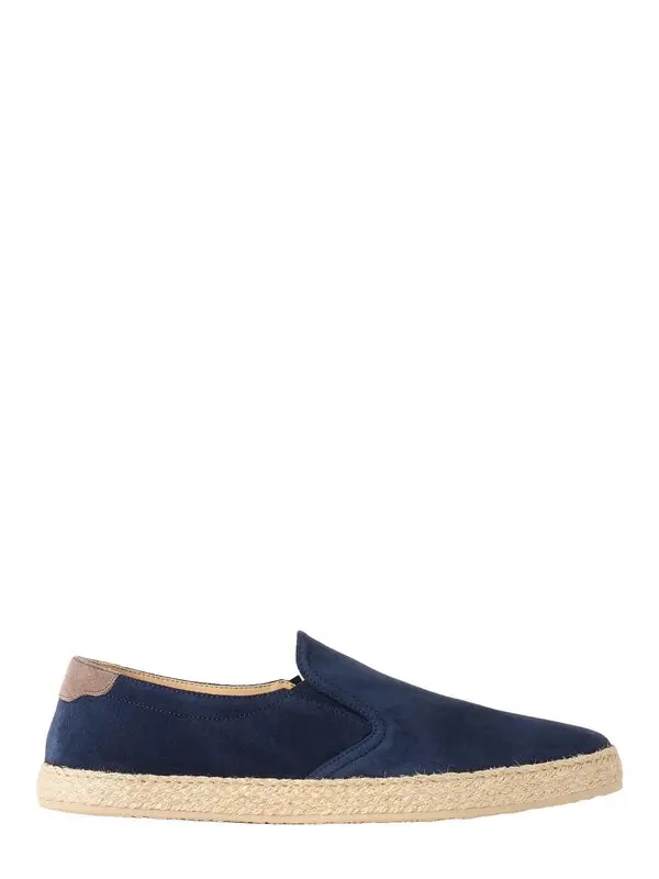 Brunello Cucinelli Suede Espadrilles - Blue