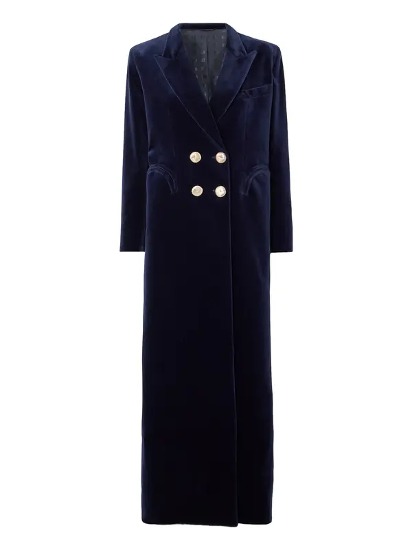BLAZÉ MILANO Heart Double-breasted Coat - Blue