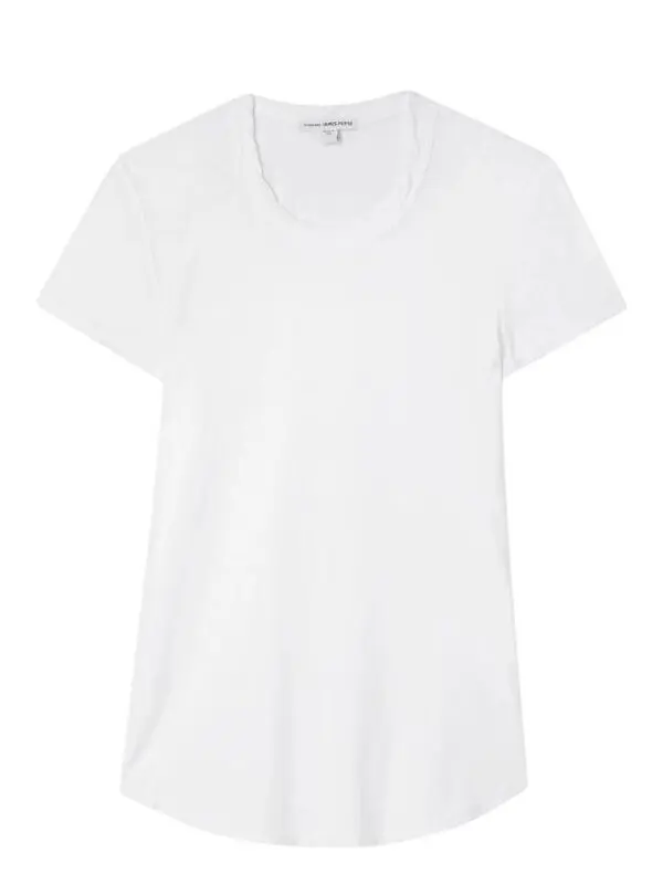 JAMES PERSE Slub Cotton-jersey T-shirt - White