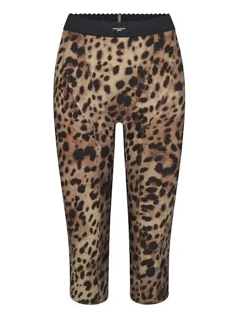 SKIMS X Dolce&gabbana Body Capri - Leopard