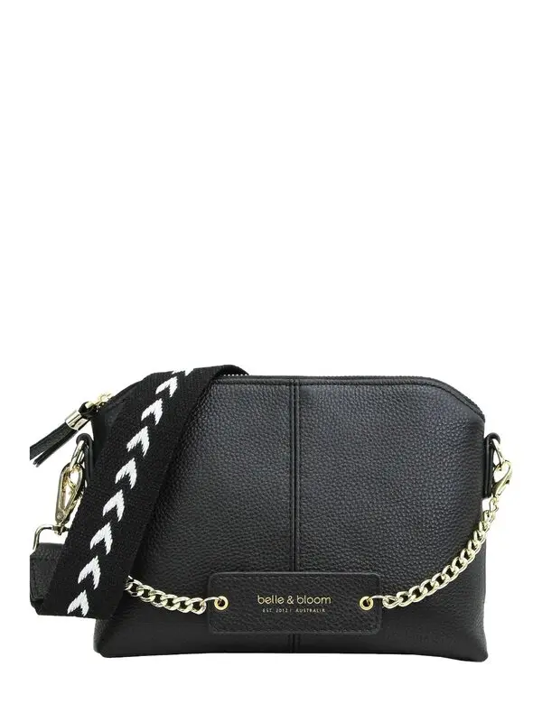BELLE & BLOOM Cross-body Bag With Wrist Strap - Black
