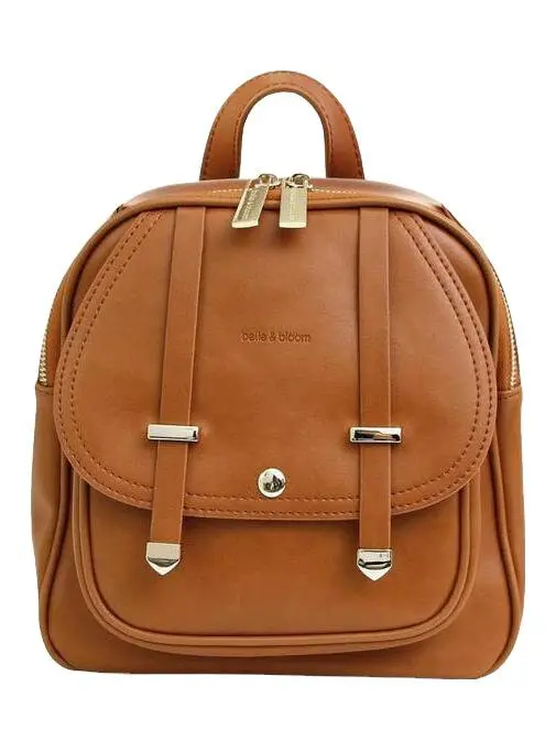 BELLE & BLOOM Camila Leather Backpack - Brown
