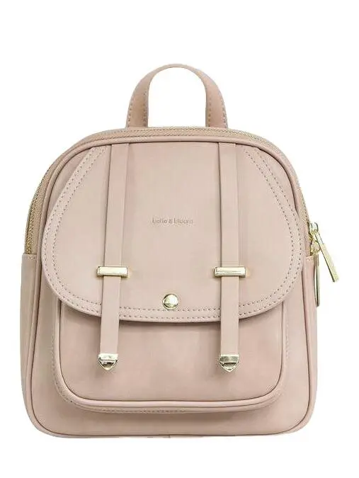 BELLE & BLOOM Camila Leather Backpack - Dusty Pink