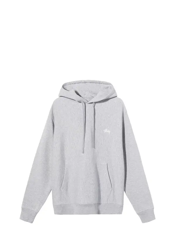 StÜssy Stock Logo Hoodie - Grey