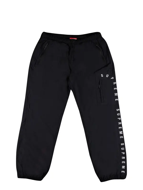 Supreme Curve Logos Ripstop Pant - Black