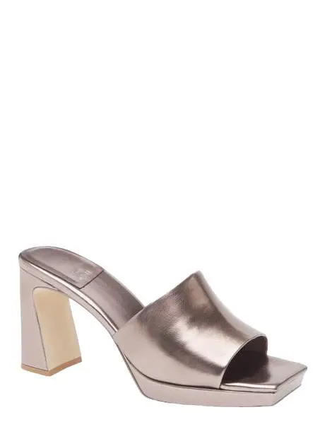 Jeffrey Campbell Dress Code Sandal - Pewter Metallic