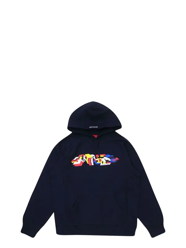 Supreme Delta Logo Hooded Sweatshirt - Blue