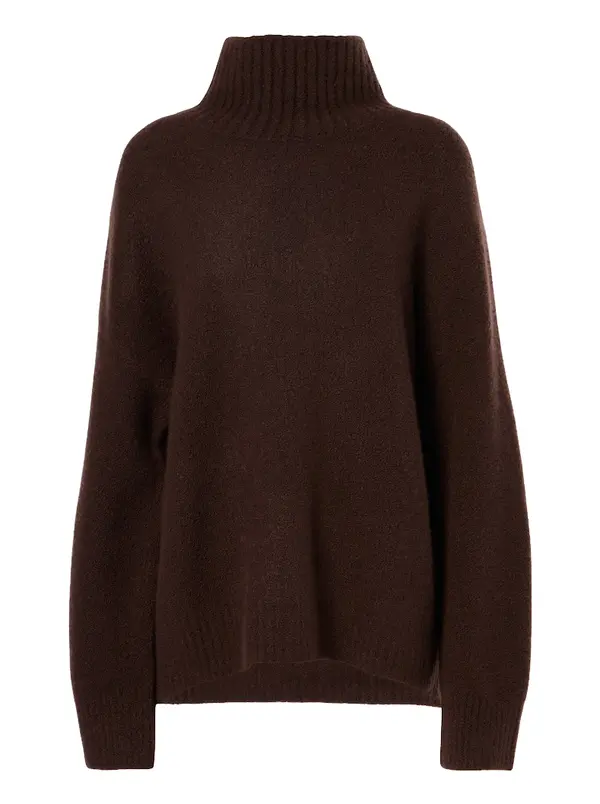 LISA YANG Elwinn Cashmere-blend Turtleneck Sweater - Brown