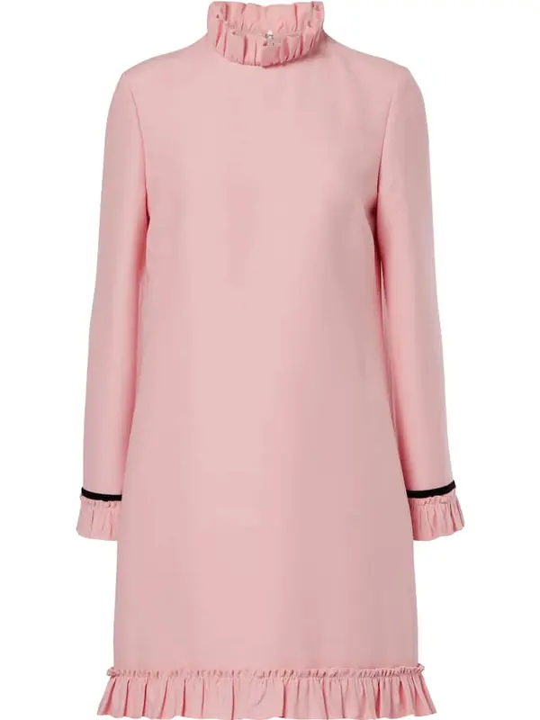 Valentino Garavani Crepe Couture Minidress - Pink