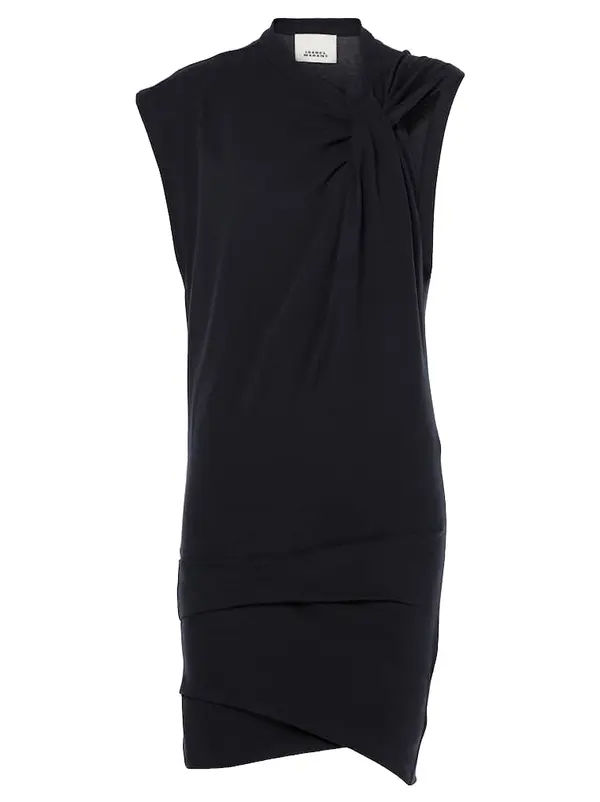 Isabel Marant Leany Asymmetric Minidress - Black