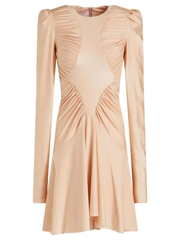 Philosophy Di Lorenzo Serafini Ruched Satin-jersey Dress - Blush