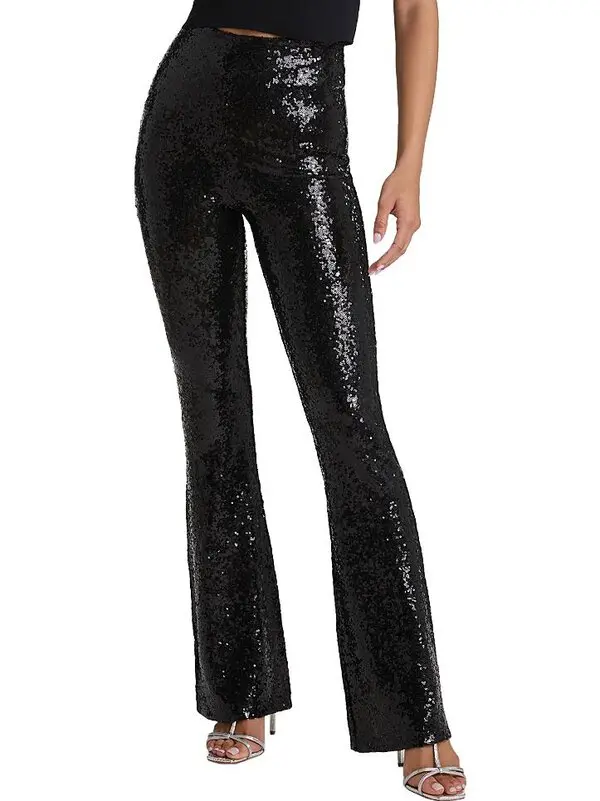 Commando Sequin Flare Leggings - Black