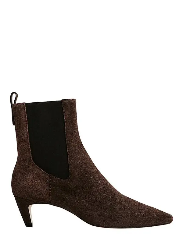 REFORMATION Roberta Ankle Boots - Boss Suede