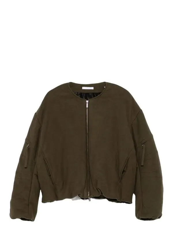 Helmut Lang Cocoon Bomber Jacket - Green
