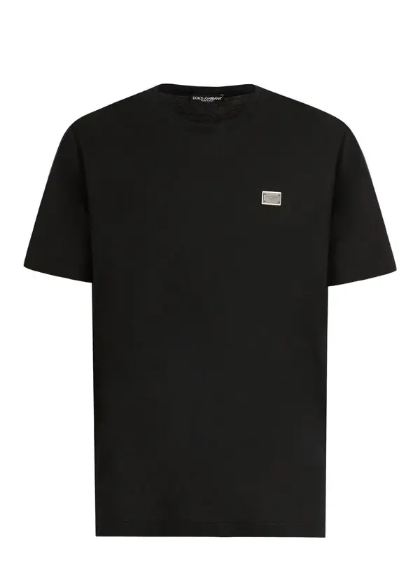 Dolce & Gabbana Cotton T-shirt With Tag - Black