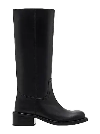 Pink Steve Madden Riggs Knee High Boots - Black