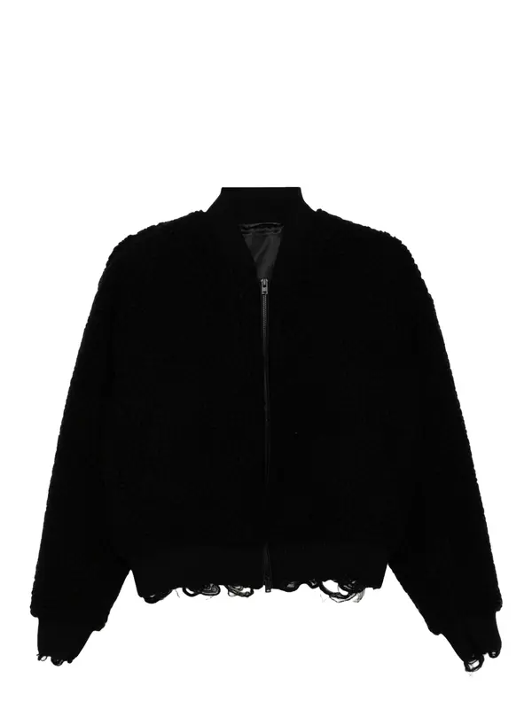 JNBY Raw-cut Shearling Jacket - Black