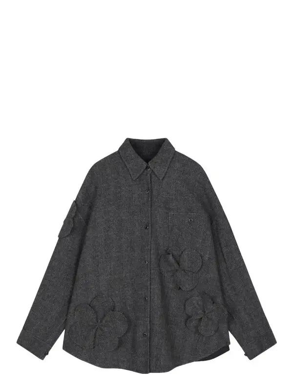 JNBY Flower-detailing Jacket - Grey