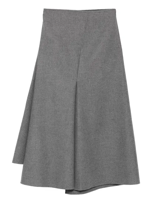 JNBY Asymmetric Flared Skirt - Grey
