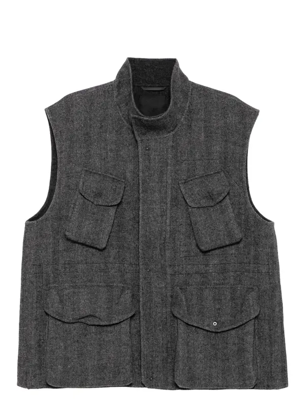 JNBY Herringbone Vest - Grey
