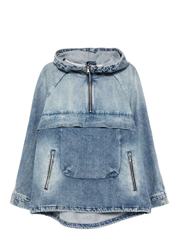 CROQUIS Oversize Drawstring Top - Blue