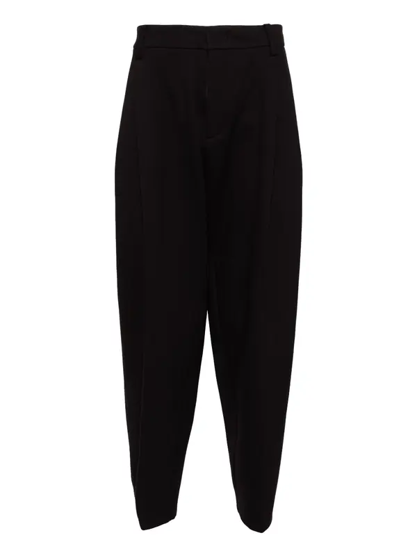 CROQUIS Loose Fit Trousers - Black