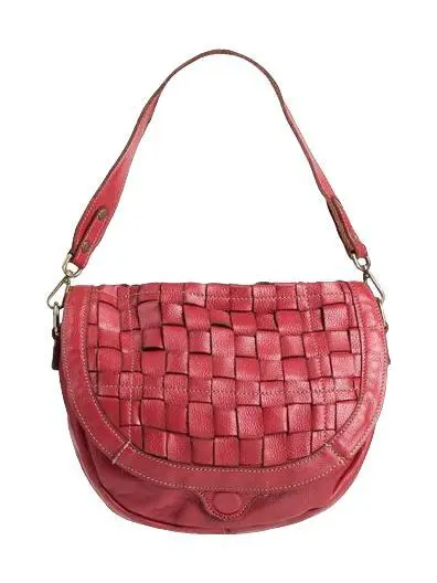 CATERINA LUCCHI Leather Saddle Bag - Red