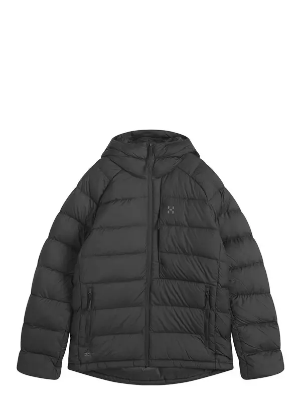 HAGLOFS Rosson Down Hooded Jacket - True Black