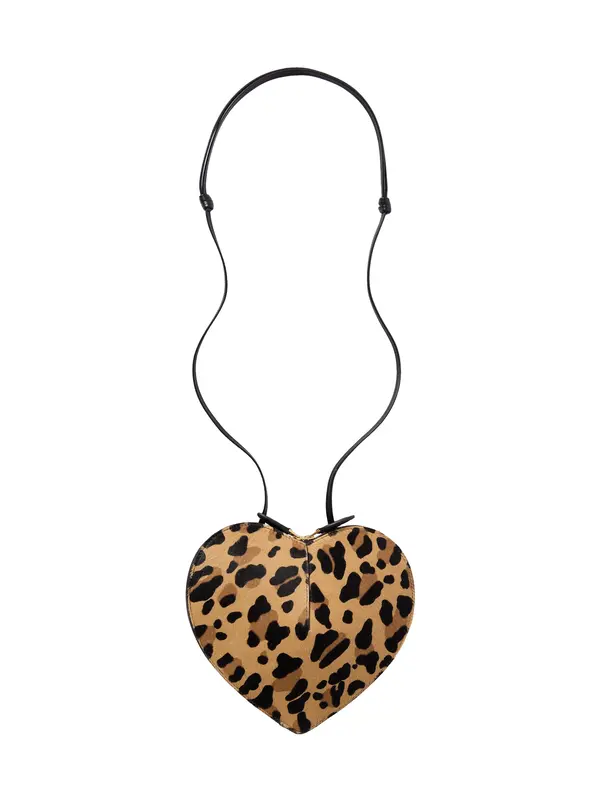 Alaïa Le Coeur Leopard-print Shoulder Bag - Animal Print