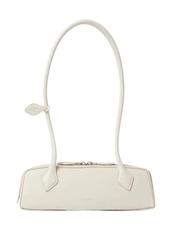 Alaïa Le Teckel Leather Shoulder Bag - Neutrals