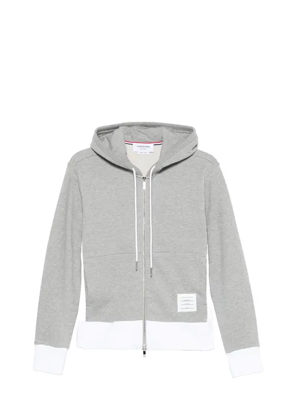 Thom Browne 4-bar Hoodie - Grey