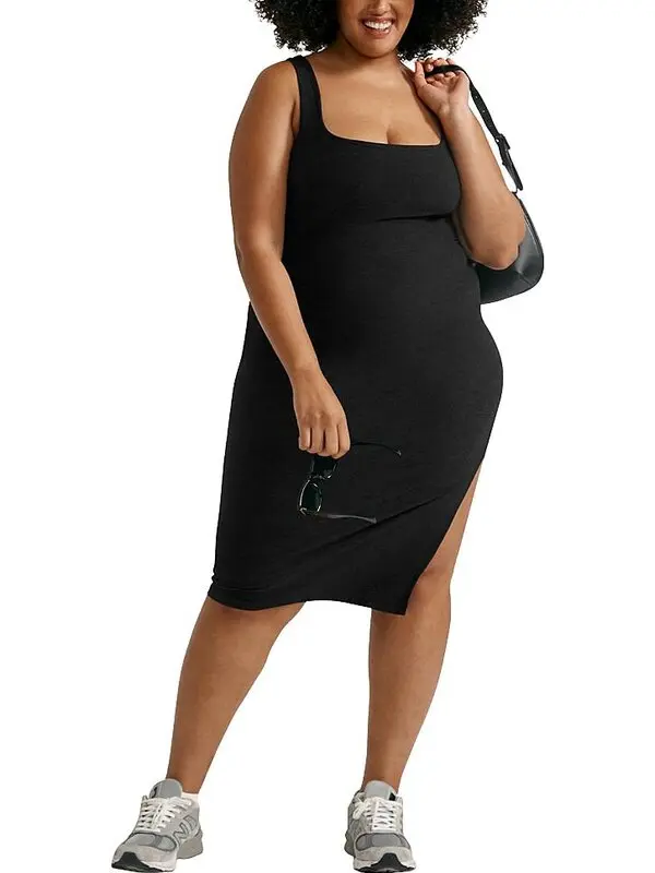 Beyond Yoga Spacedye Icon Midi Dress - Darkest Night