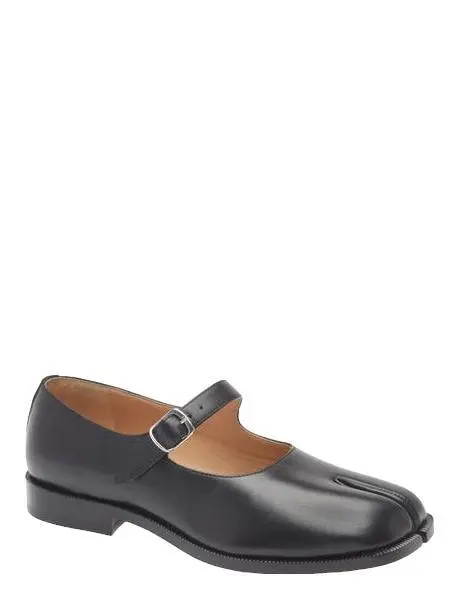 MAISON MARGIELA Tabi Mary Jane Flat - Black