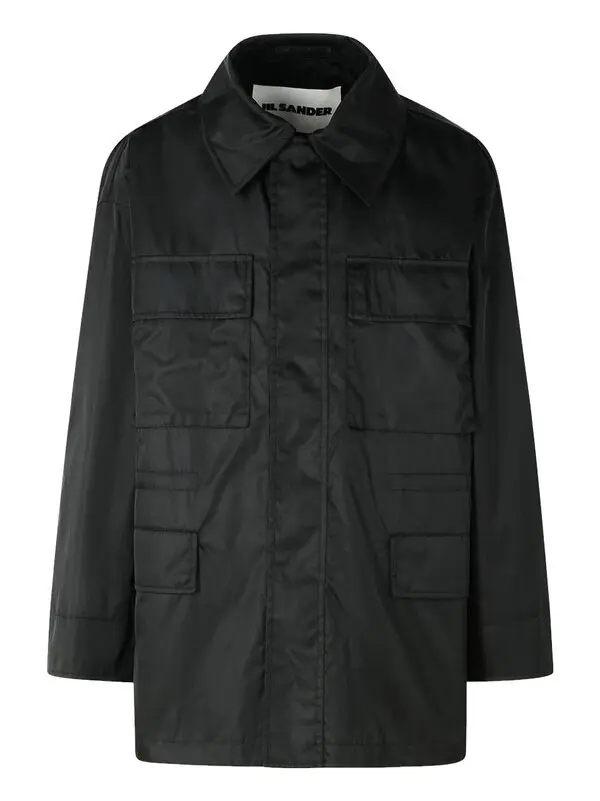 JIL SANDER Polyamide Jacket - Black