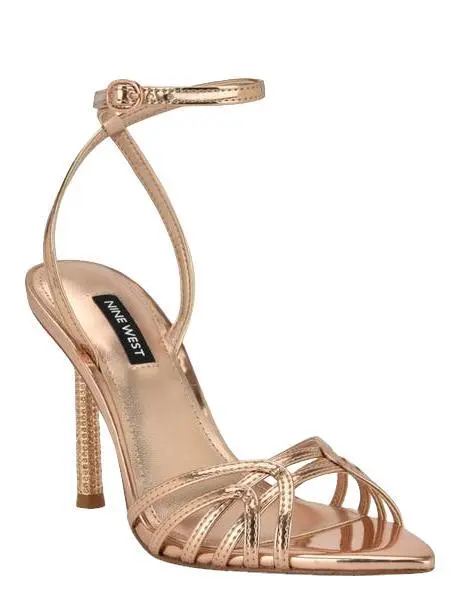 Nine West Paxal Ankle Strap Pointed Toe Sandal - Light Pink 680