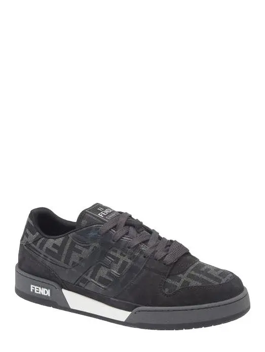 Fendi Ff Match Sneaker - Dark Grey