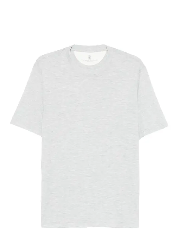 Brunello Cucinelli Crew-neck T-shirt - Grey