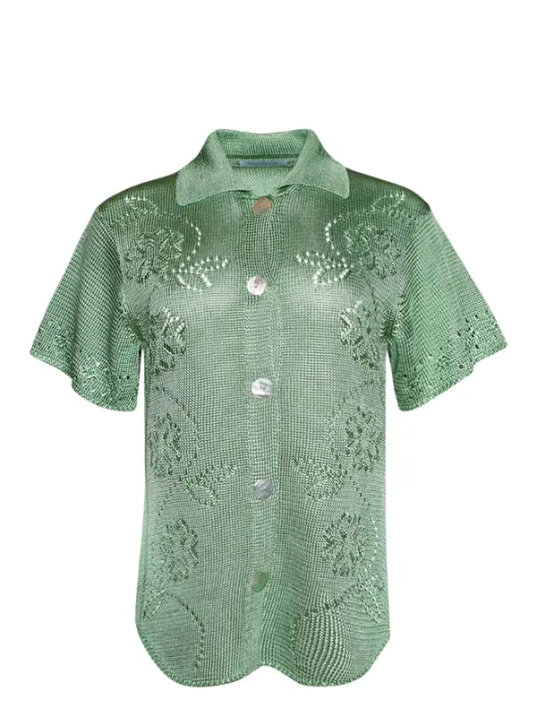 Calle Del Mar Floral Shirt - Green