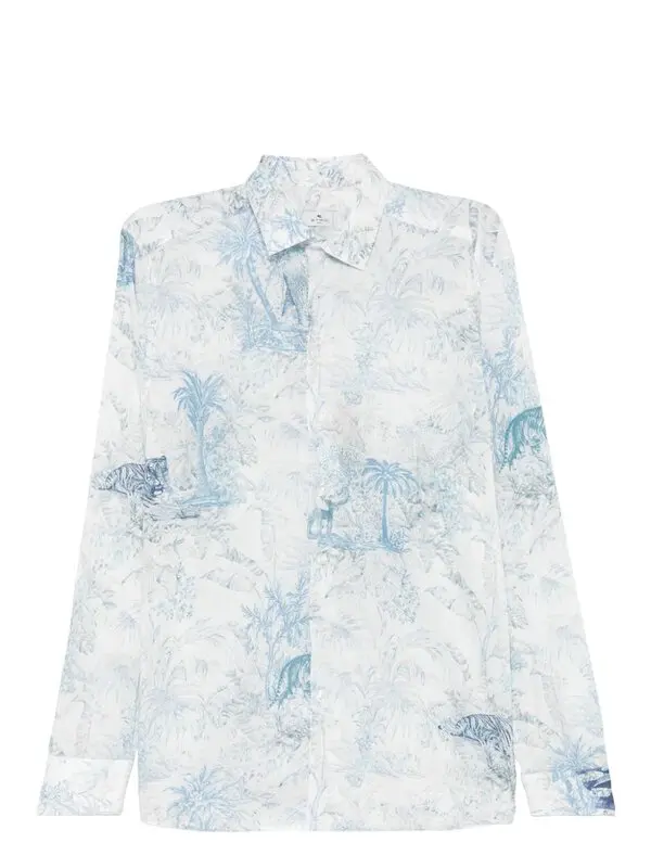 Etro Floral-print Shirt - White