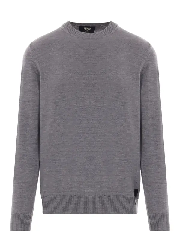 Fendi Crew-neck Sweater - Grey