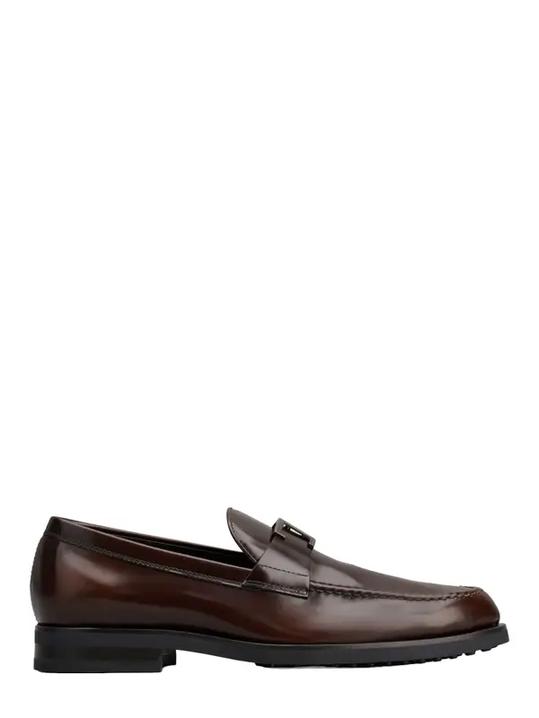 TOD'S T Timeless Leather Loafers - Red
