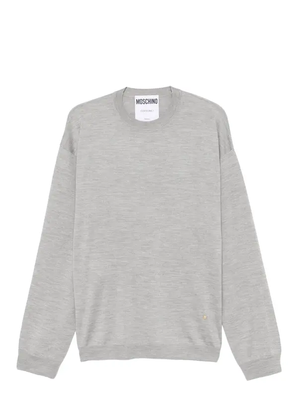 Moschino Fine-knit Sweater - Grey