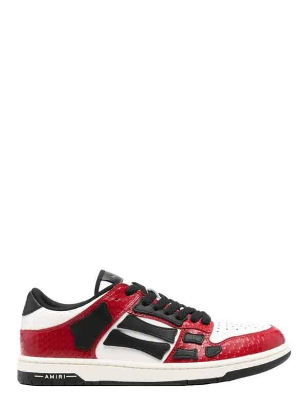 Amiri Snake Skel Sneakers - Red