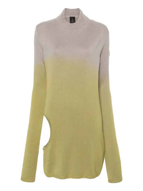 Moncler Cut-out Jumper - Green