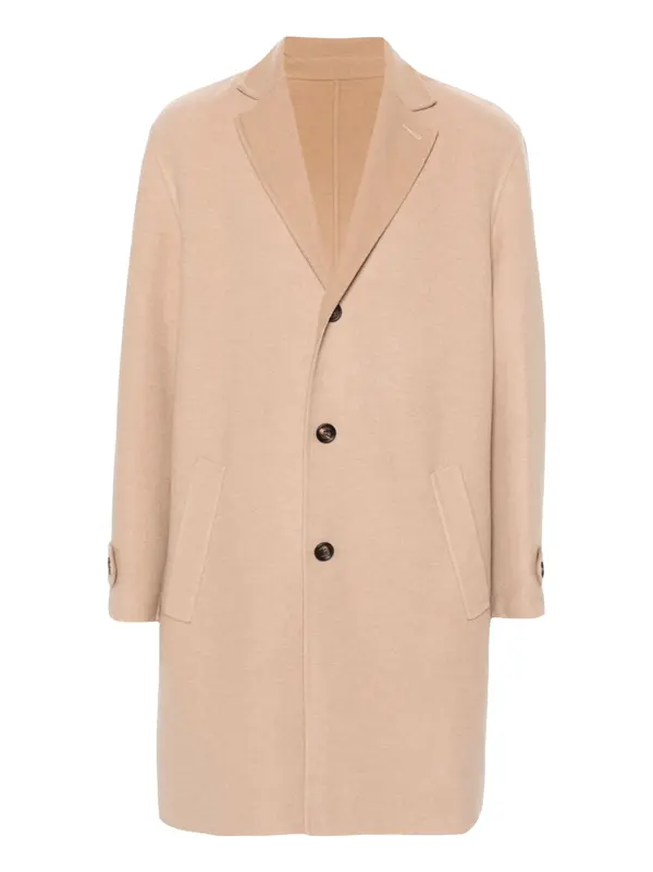 Eleventy Single-breasted Coat - Neutrals