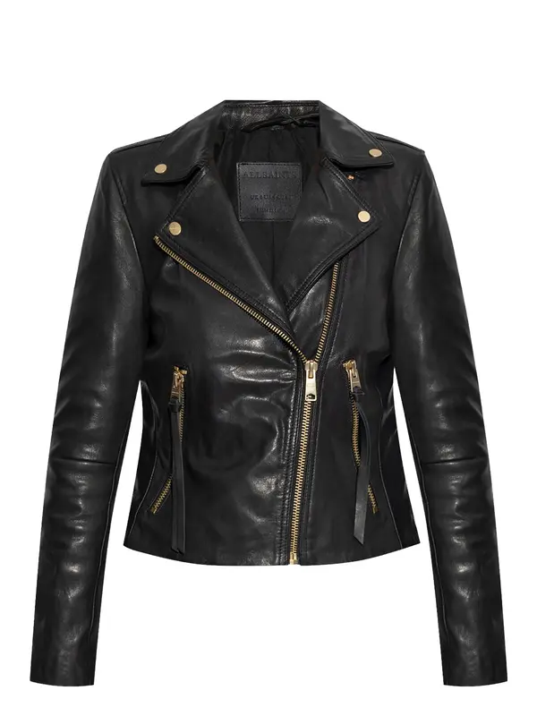 ALLSAINTS Dalby Leather Jacket - Black